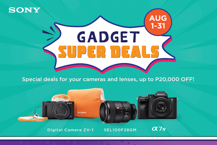 Gear up for Sony’s Gadget Super Deals this August and score cameras ...