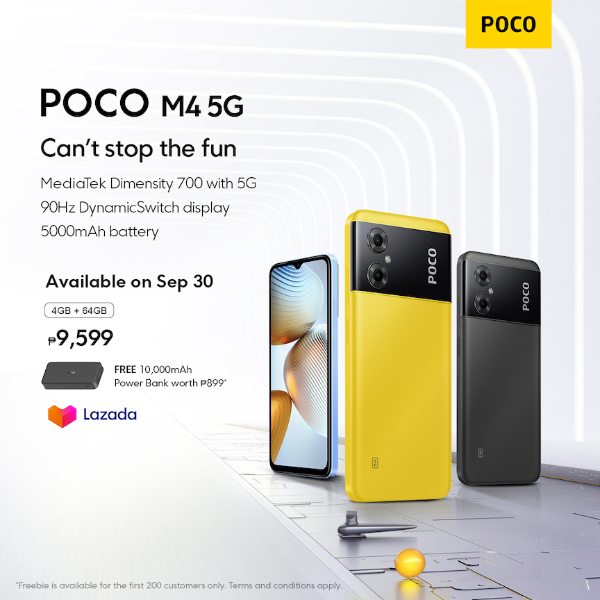 POCO is bringing the fun with POCO M4 5G in the Philippines via Lazada ...