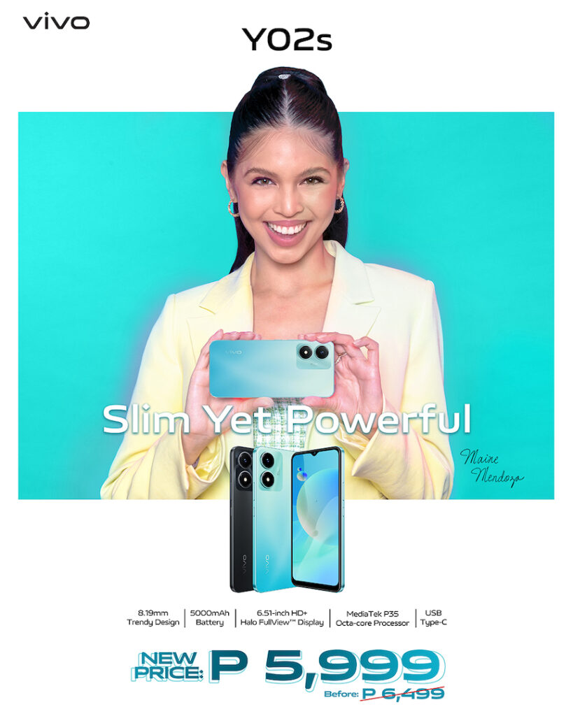The Slim Yet Powerful Vivo Y02s Now Comes At A Much More Affordable Price Of Php 5999 Starting 